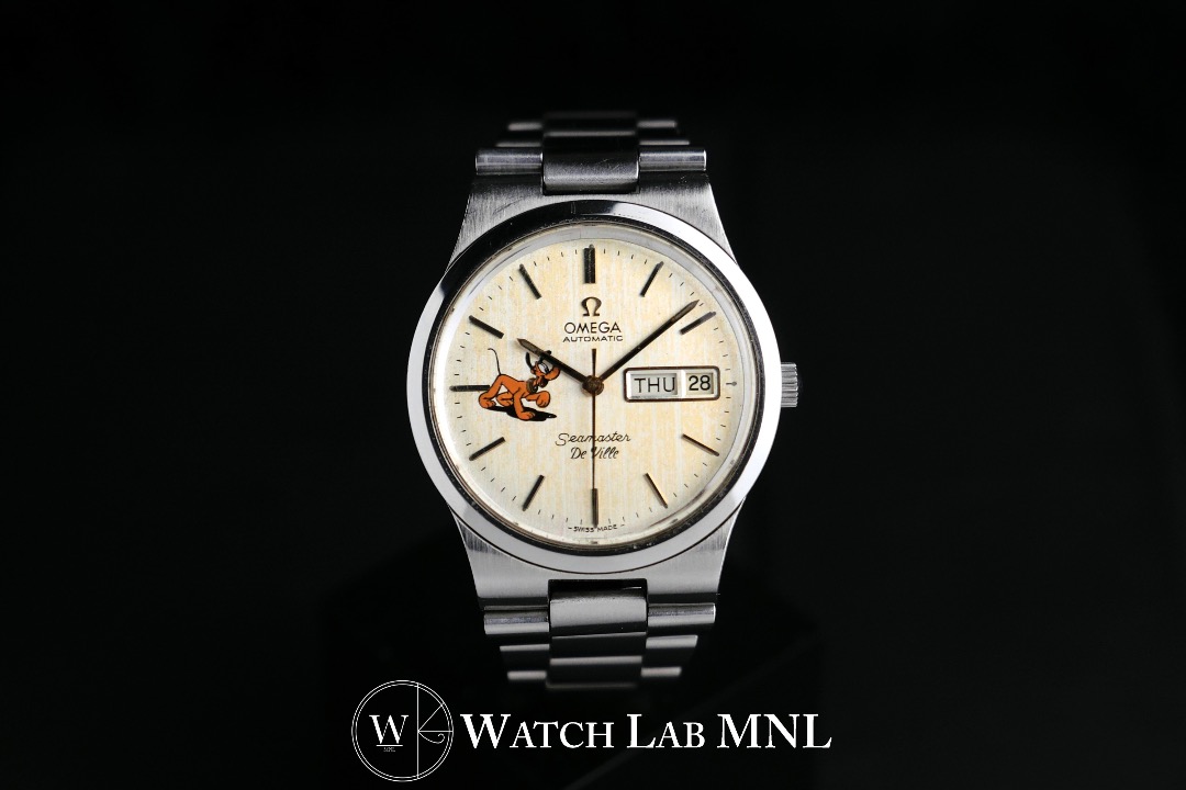RARE Omega Seamaster De Ville (1979) "Disney Pluto" Dial, Men's Fashion ...