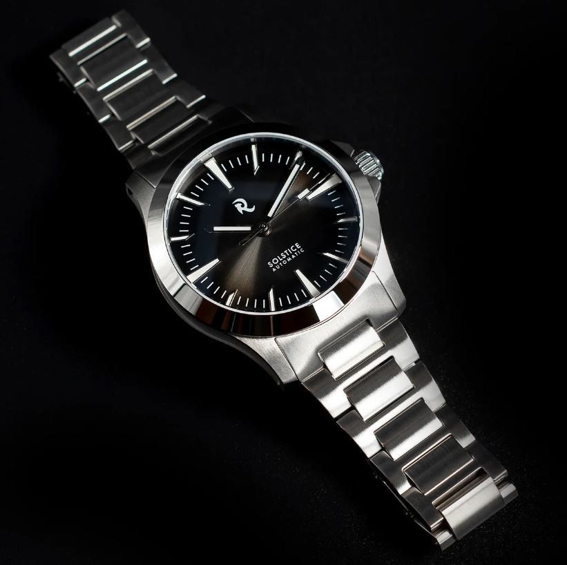 Relio Solstice Noir Auto (38mm), Luxury, Watches on Carousell