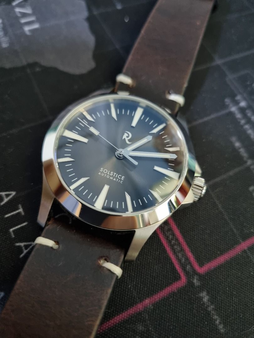 Relio Solstice Noir Auto (38mm), Luxury, Watches on Carousell