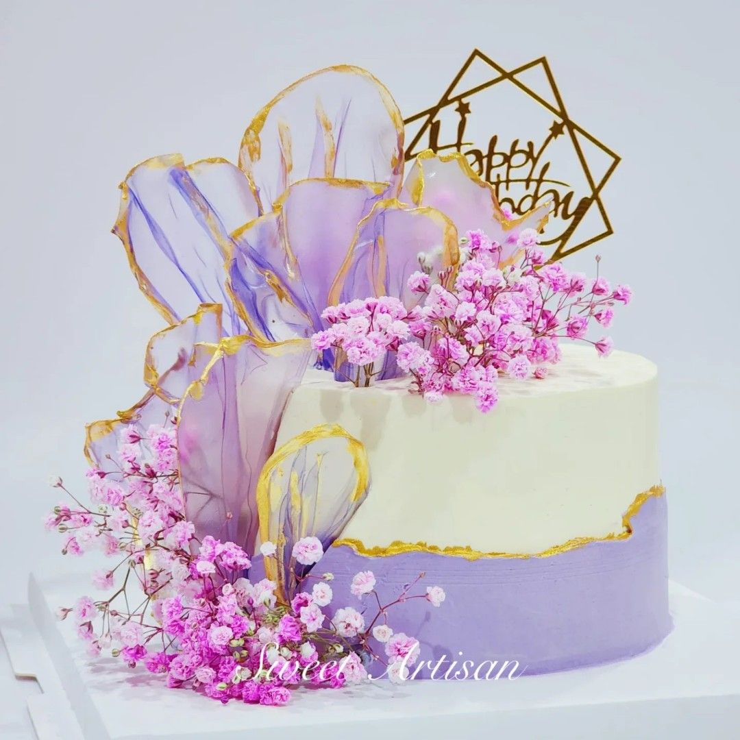 Rice paper sail cake/ Birthday Cake/ customise cake, Food & Drinks ...