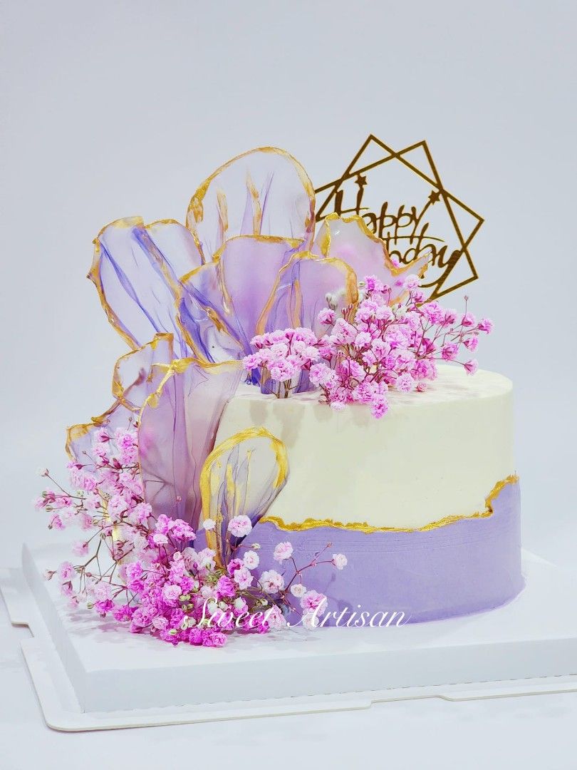 Rice paper sail cake/ Birthday Cake/ customise cake, Food & Drinks ...