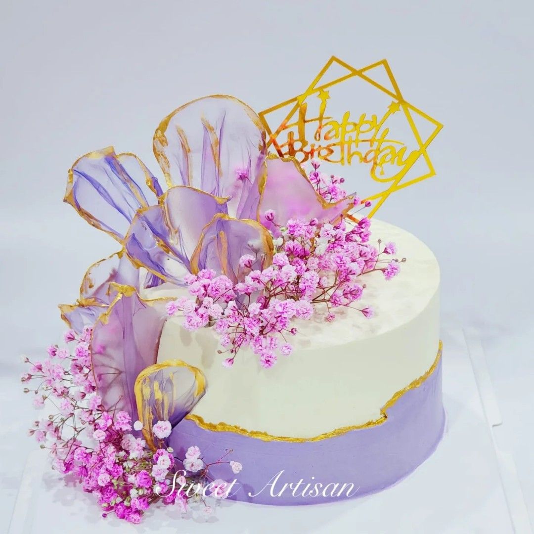 Rice paper sail cake/ Birthday Cake/ customise cake, Food & Drinks ...