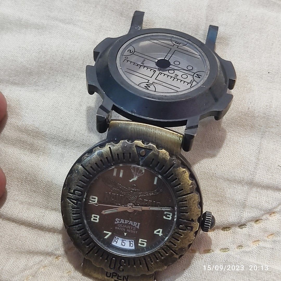 Safari Navy Seals Quartz with Compass, Men's Fashion, Watches ...
