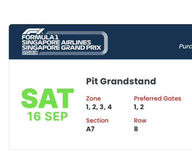 SATURDAY GRAND PIT 1 ticket - $500, Tickets & Vouchers, Event Tickets ...