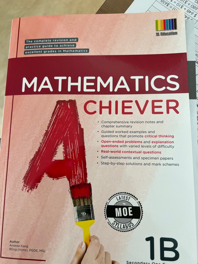 Sec 1 B express Mathematics achiever SL education, Hobbies & Toys ...