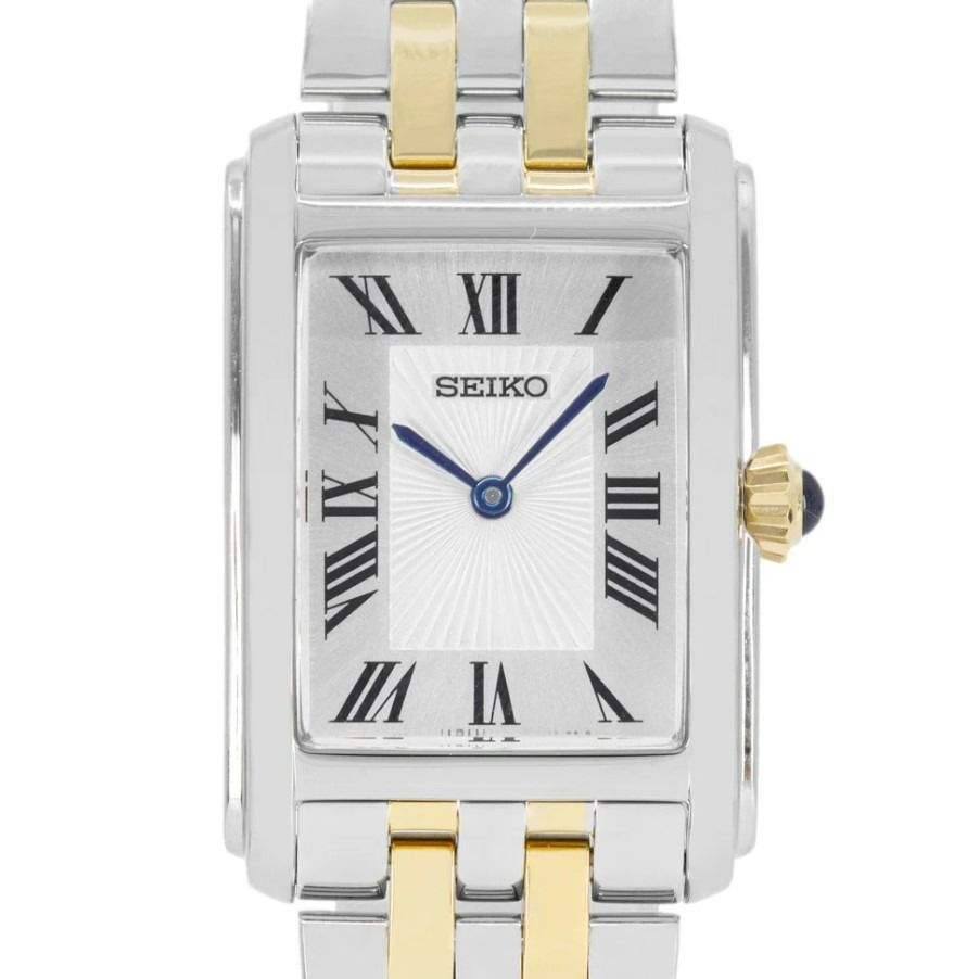 Seiko Classic SWR087P1 White Dial Quartz Stainless Steel Analog Simple ...