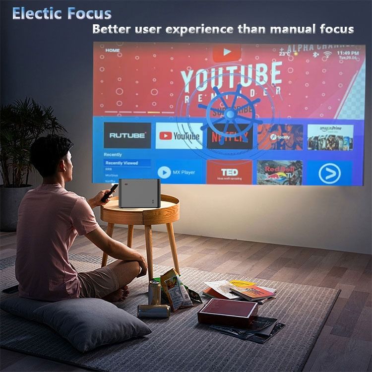 [SG Stock] 4K Smart Projector Home/Office | Netflix, Youtube, Disney ...