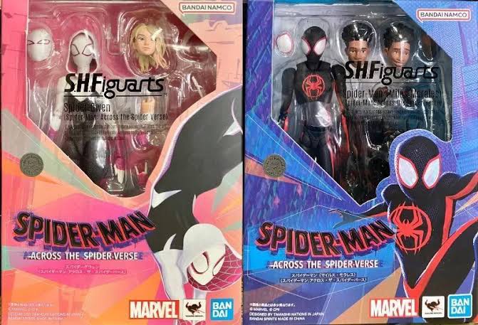 Shf miles gwen set across the spider-verse, Hobbies & Toys, Toys ...