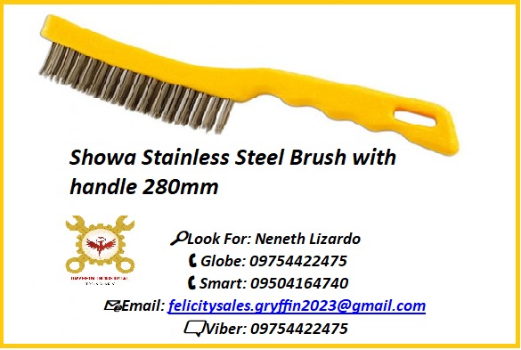 SHOWA STEEL BRUSH W/HANDLE 280mm, Commercial & Industrial, Industrial ...