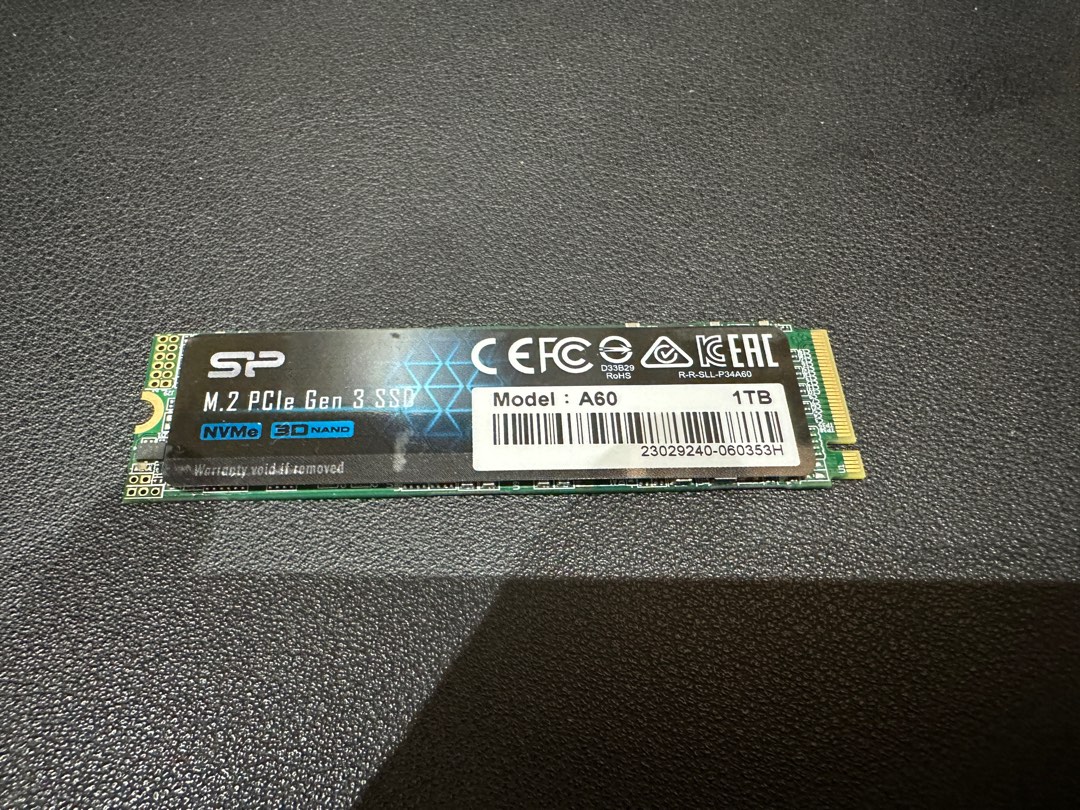 Silicon Power A60 1TB SSD M.2, Computers & Tech, Parts & Accessories ...