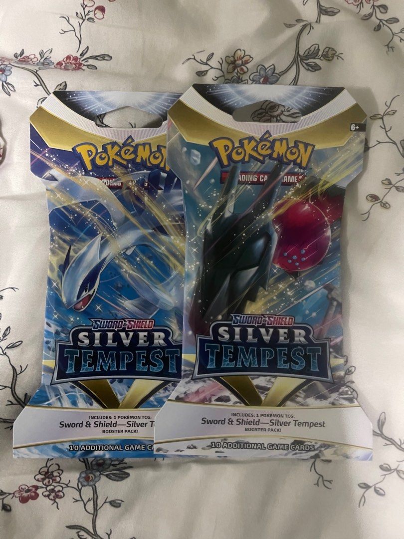 Silver Tempest Sleeves Booster Packs, Hobbies & Toys, Toys & Games on ...