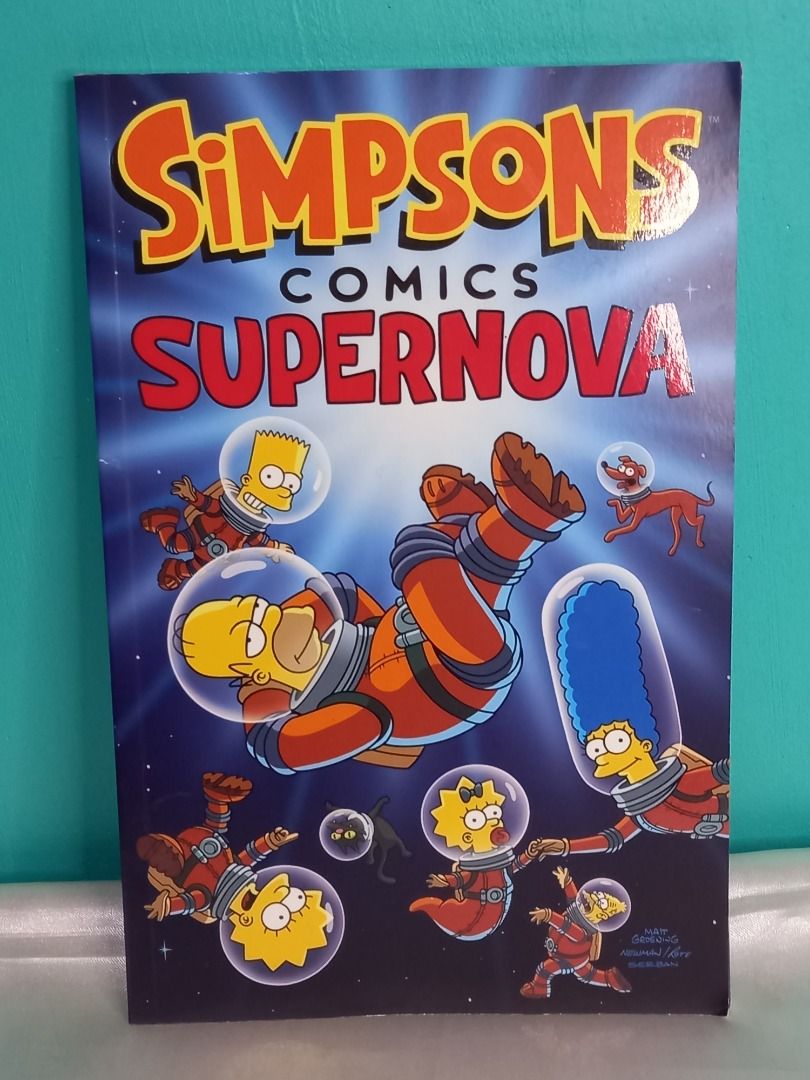 Simpsons Comics Supernova, Hobbies & Toys, Books & Magazines, Comics & Manga on Carousell