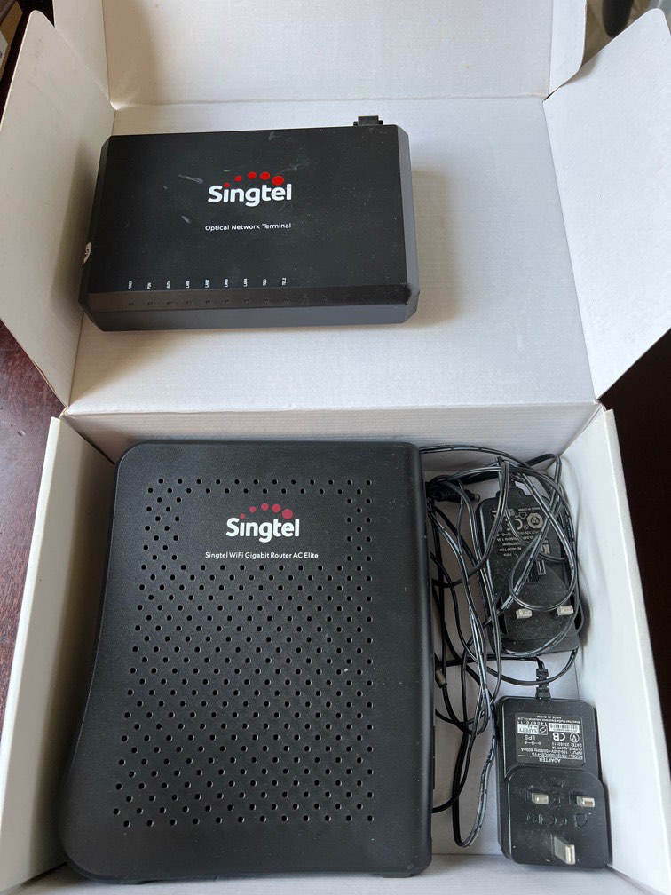 Singtel Router & Optical network , Computers & Tech, Parts ...