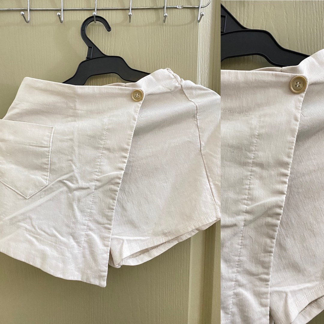 Sm Women Palda Short white, Women's Fashion, Bottoms, Shorts on Carousell