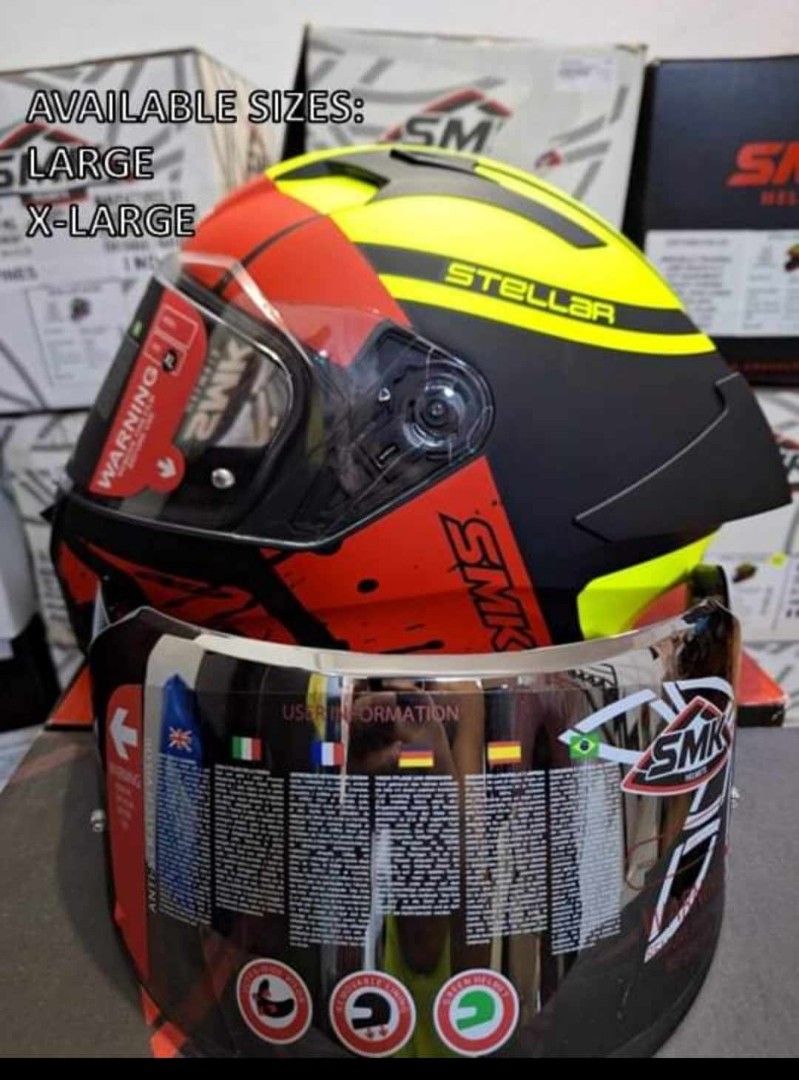 SMK Helmet ( Original), Motorbikes, Motorbike Parts & Accessories ...