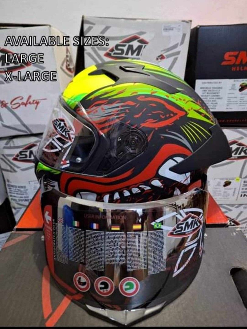 SMK Helmet ( Original), Motorbikes, Motorbike Parts & Accessories ...