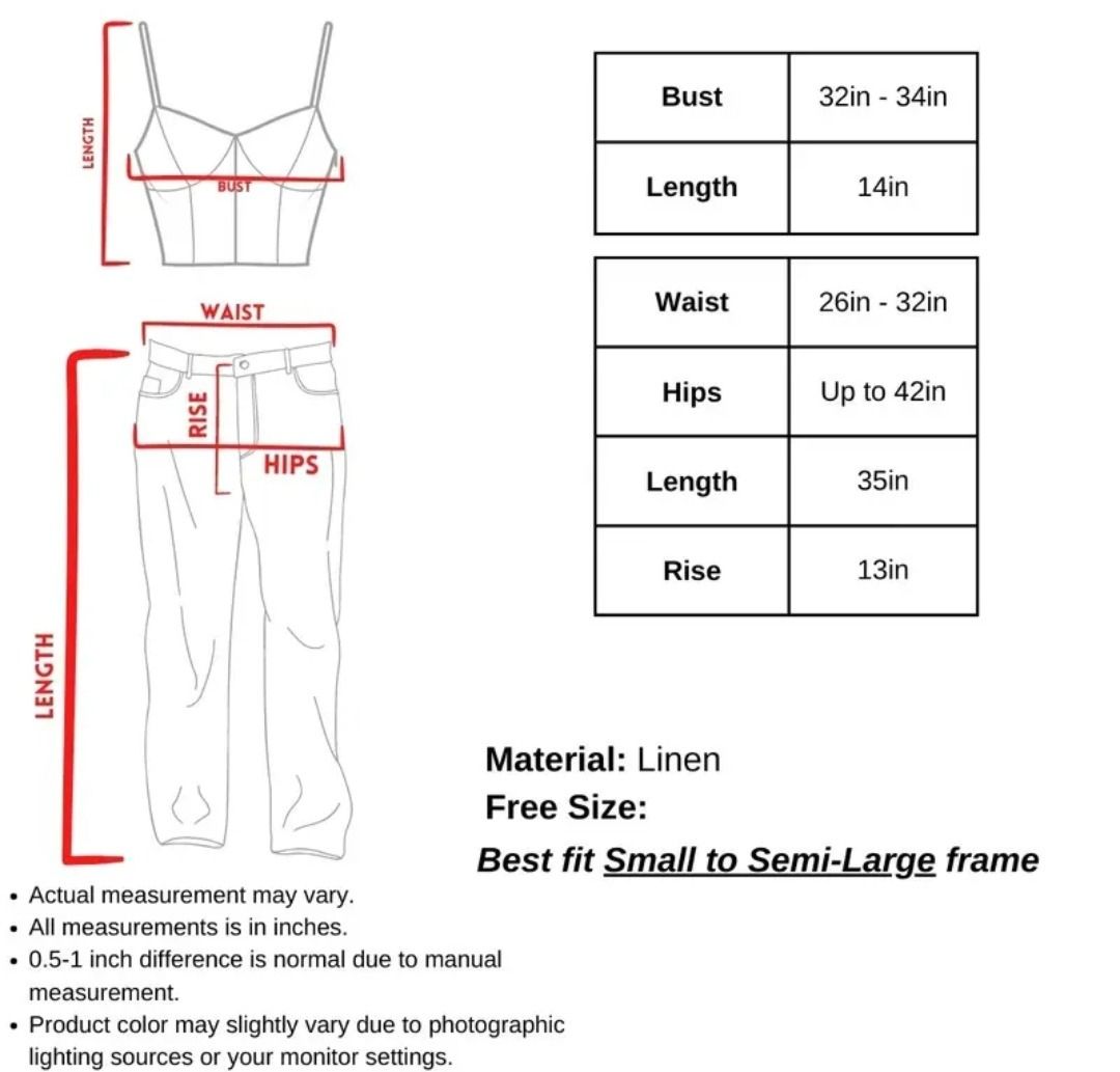 Spaghetti layered top and wide leg pants terno coordinates, Women's ...