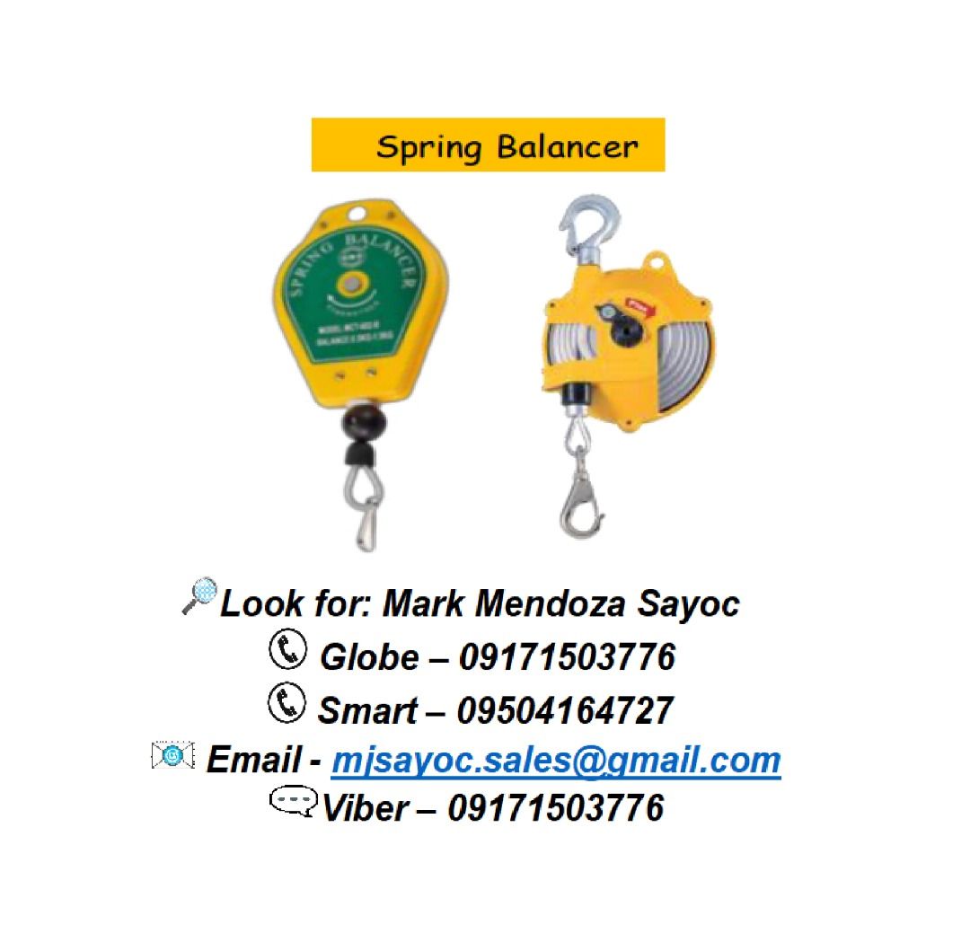 Spring Balancer, Commercial & Industrial, Construction Tools ...