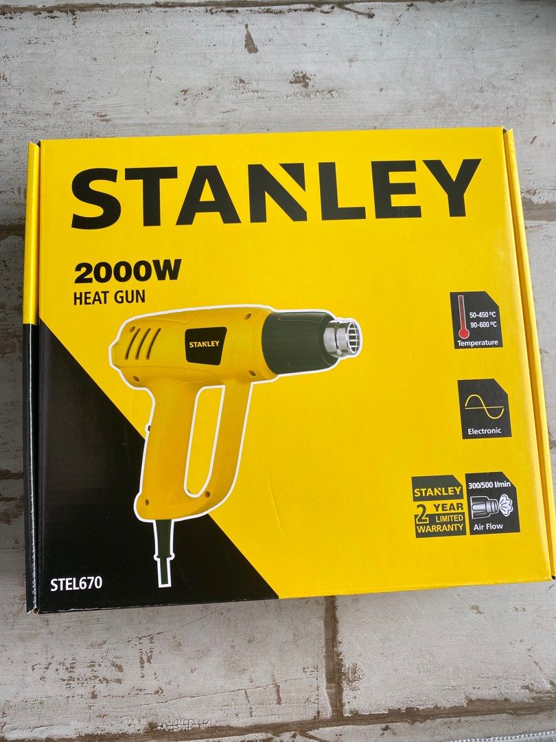 Stanley Heat Gun 2000W, Furniture & Home Living, Home Improvement ...