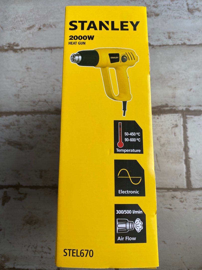 Stanley Heat Gun 2000W, Furniture & Home Living, Home Improvement ...