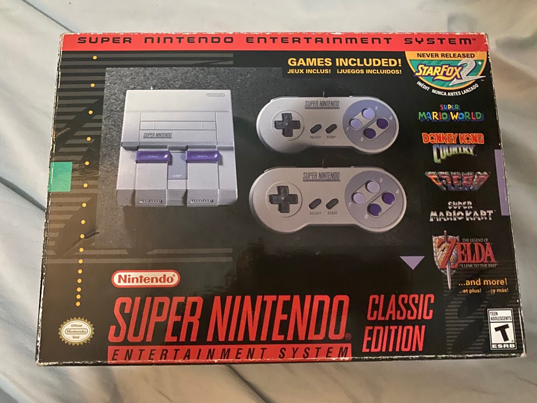 Super Nintendo Classic Hdmi Edition. With Games Included! + memory ...