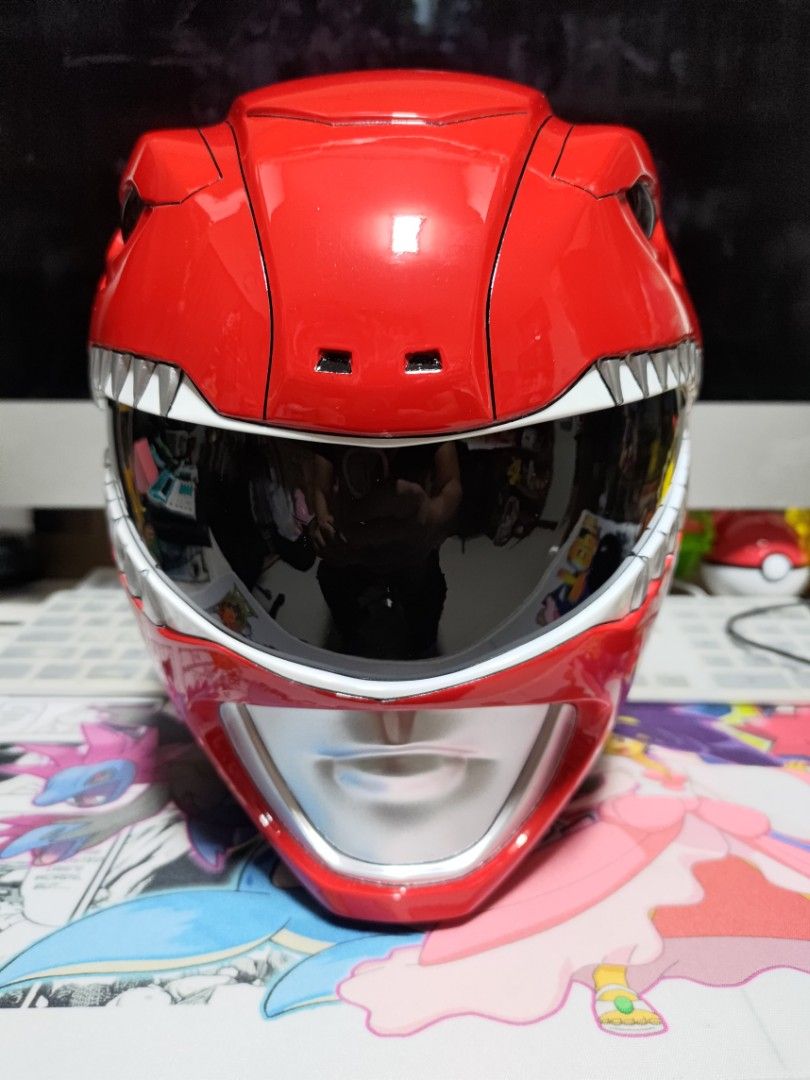 Super Sentai MMPR Power Rangers Red Aniki Helmet, Hobbies & Toys, Toys ...