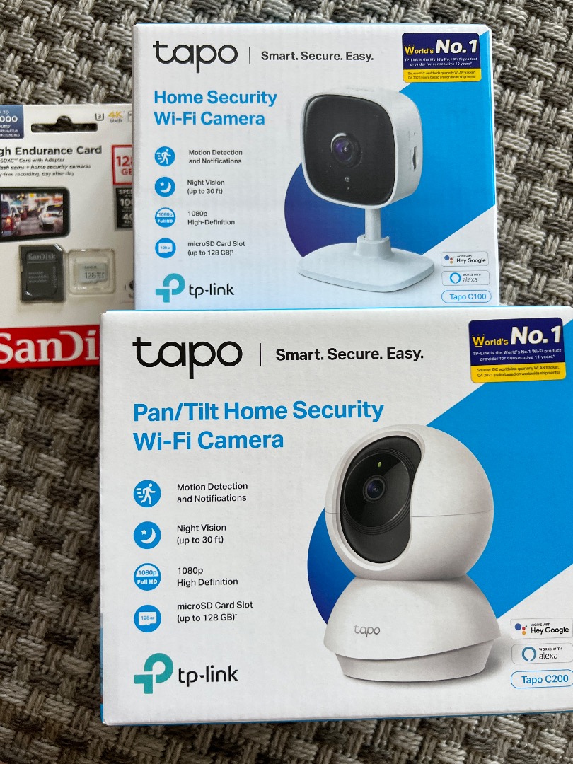 Tapo Home Security Wifi Camera, Furniture & Home Living, Security ...