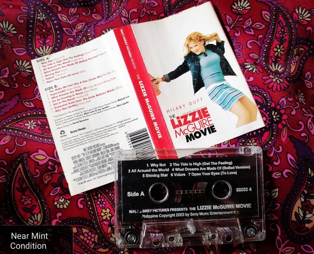 The Lizzie McGuire Movie Cassette Tape The Lizzie McGuire Movie ...