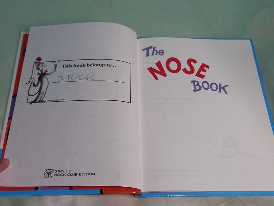 The Nose Book By Al Perkins Hardbound, Hobbies & Toys, Books ...