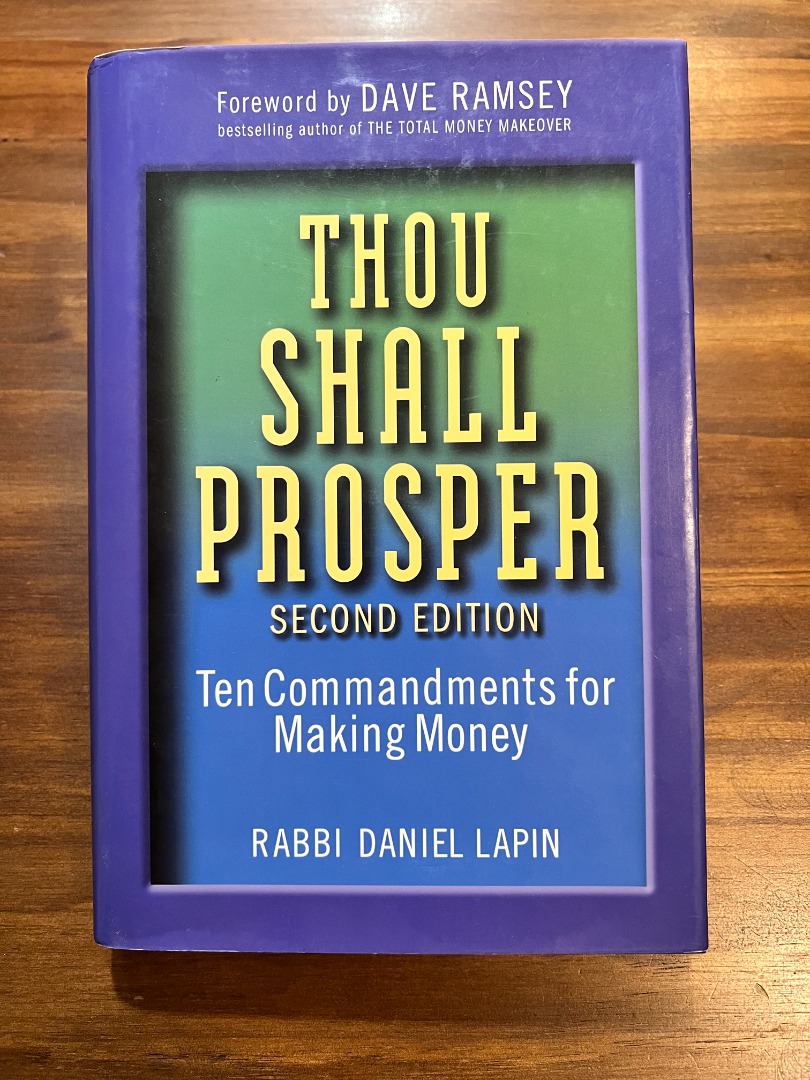 Thou Shall Prosper - Ten Commandments for Making Money by Rabbi Daniel ...