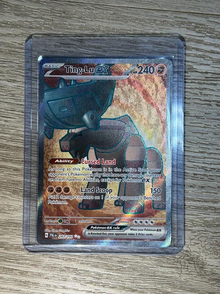 Ting Lu EX Full Art 243/193 SV02 Paldea Evolved, Hobbies & Toys, Toys & Games on Carousell