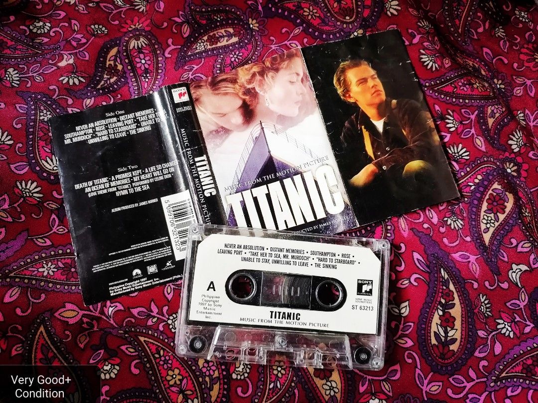 Titanic Cassette Tape Titanic Original Motion Picture Soundtrack Movie Titanic OST Cassette Tape ...