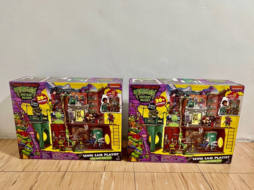 TMNT Mutant Mayhem Sewer Lair Playset, Hobbies & Toys, Toys & Games on ...