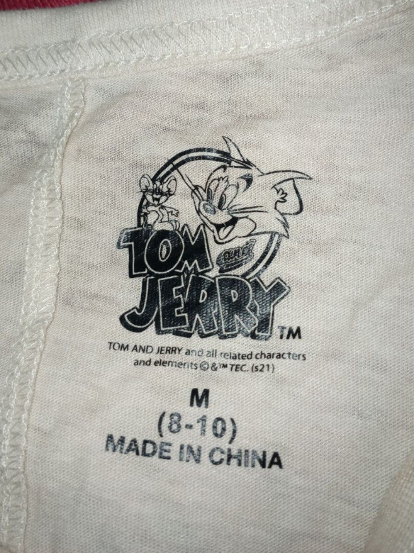 Tom and Jerry Merch Shirt, Women's Fashion, Tops, Shirts on Carousell