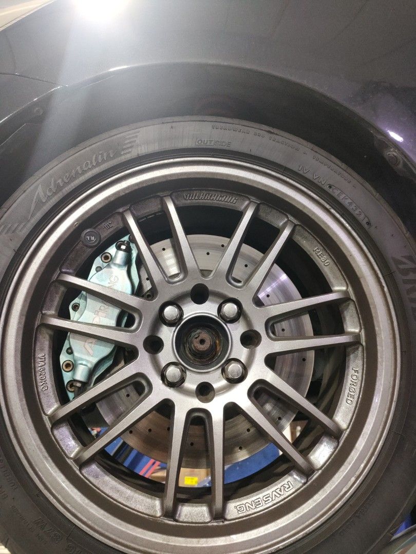 TOYOTA VIOS RAYS RIM, AP RACING BRAKE FRONT, Car Accessories ...