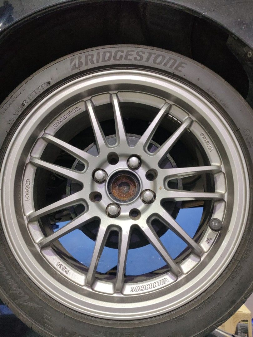 TOYOTA VIOS RAYS RIM, AP RACING BRAKE FRONT, Car Accessories ...
