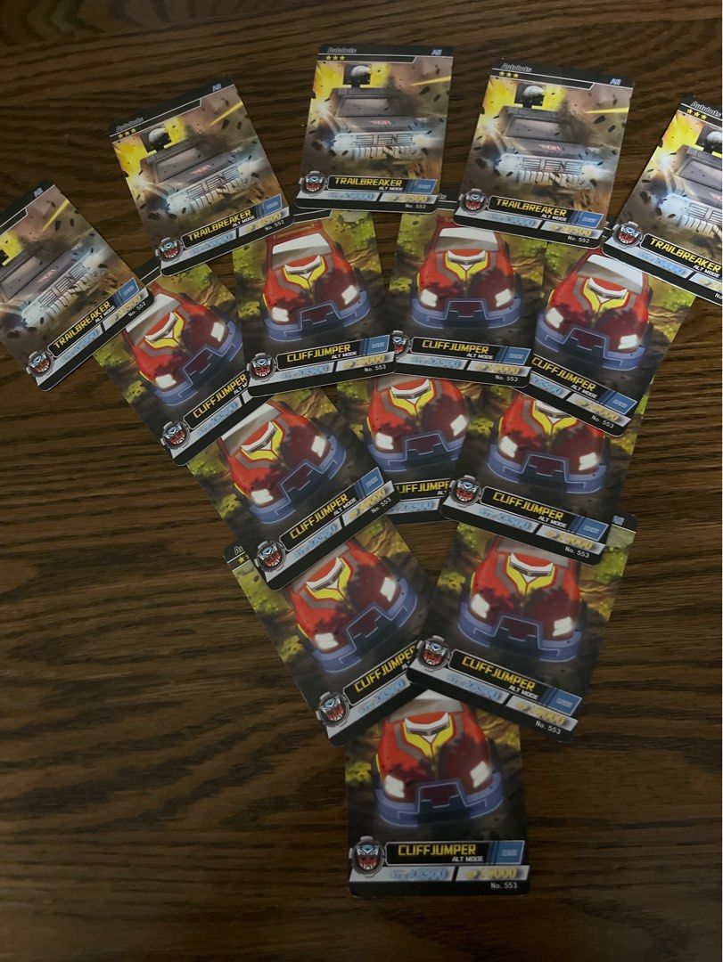 Transformers Vanchcards, 興趣及遊戲, 玩具 & 遊戲類 - Carousell