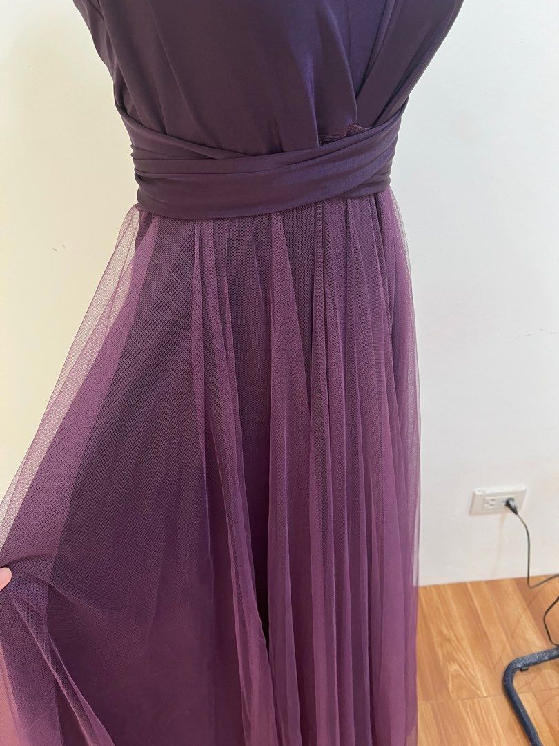 tulle infinity dress, Women's Fashion, Dresses & Sets, Evening dresses ...