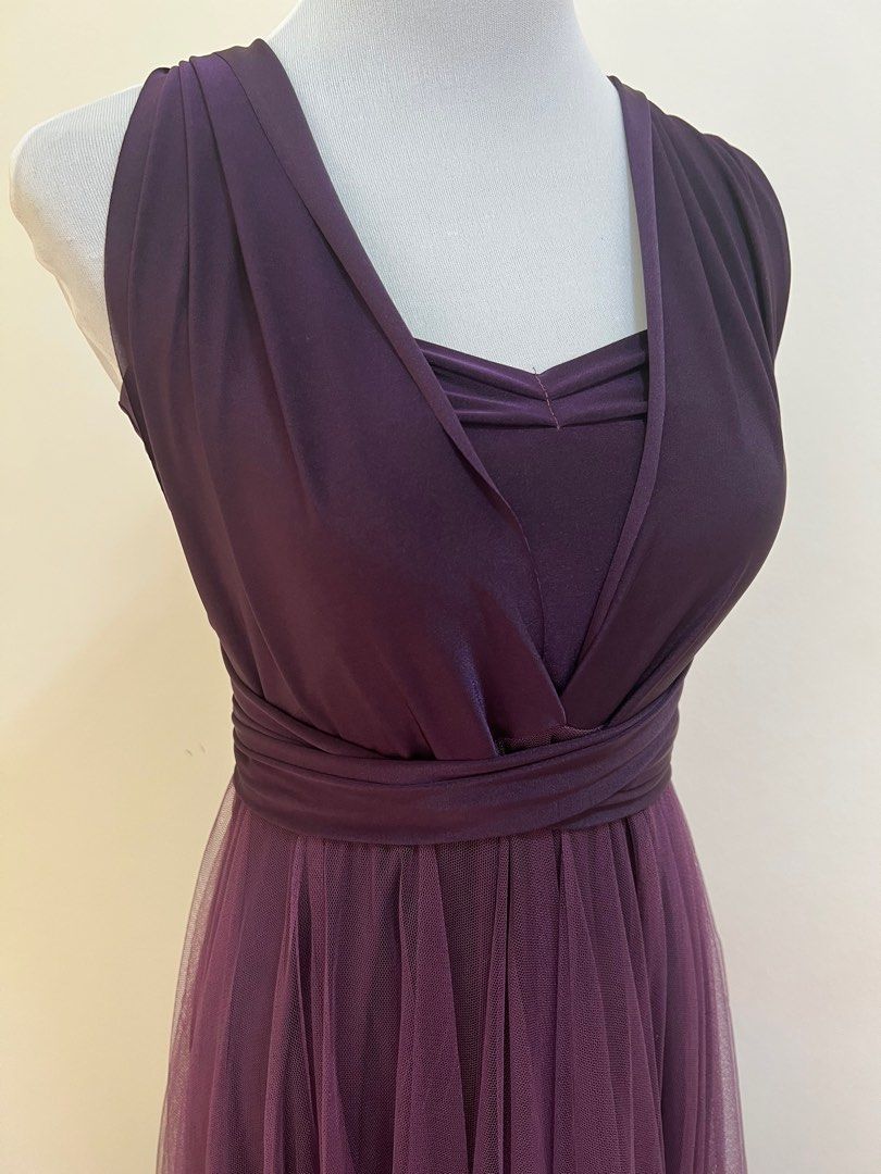 tulle infinity dress, Women's Fashion, Dresses & Sets, Evening dresses ...