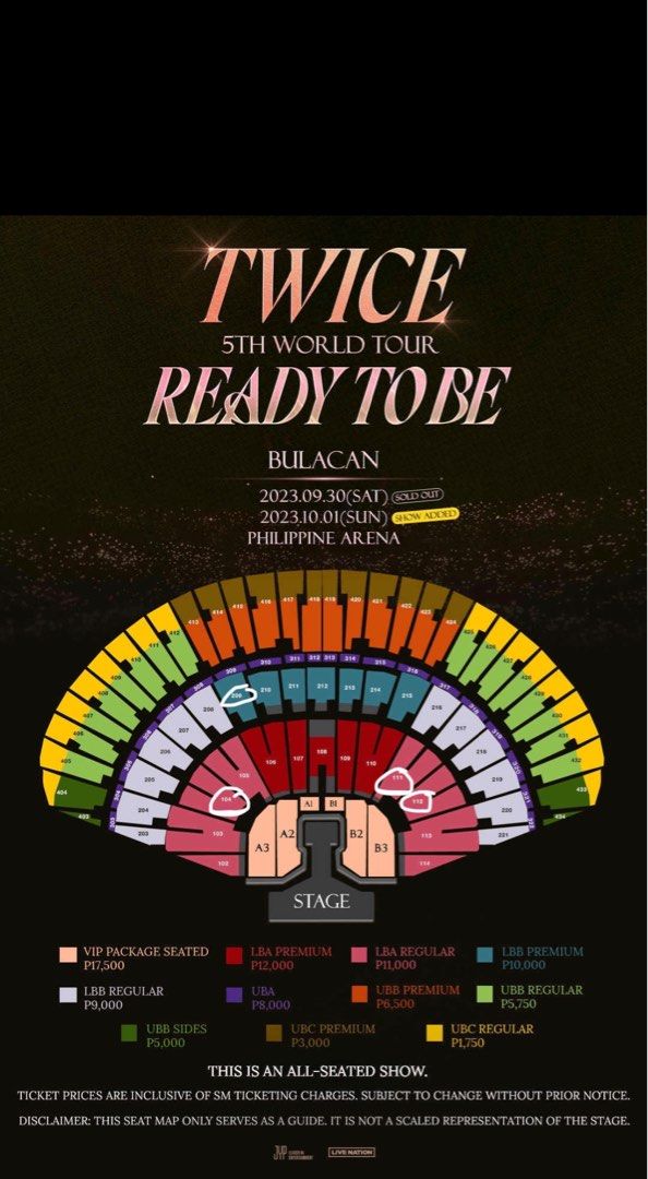 TWICE RTB in Manila Day 1, Tickets & Vouchers, Event Tickets on Carousell