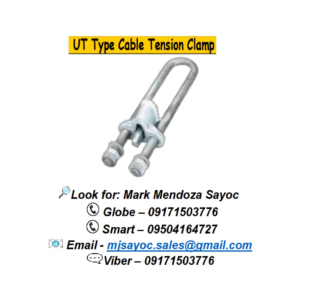 UT Type Cable Tension Clamp, Commercial & Industrial, Construction Tools & Equipment on Carousell