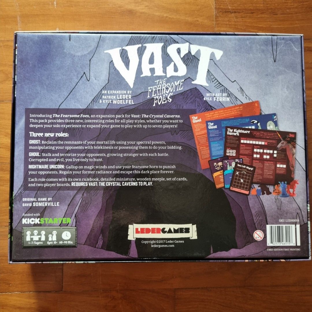 Vast board game with fearsome foes, Hobbies & Toys, Toys & Games on ...