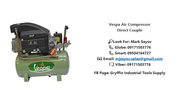 Vespa Air Compressor Direct Couple, Commercial & Industrial, Industrial ...