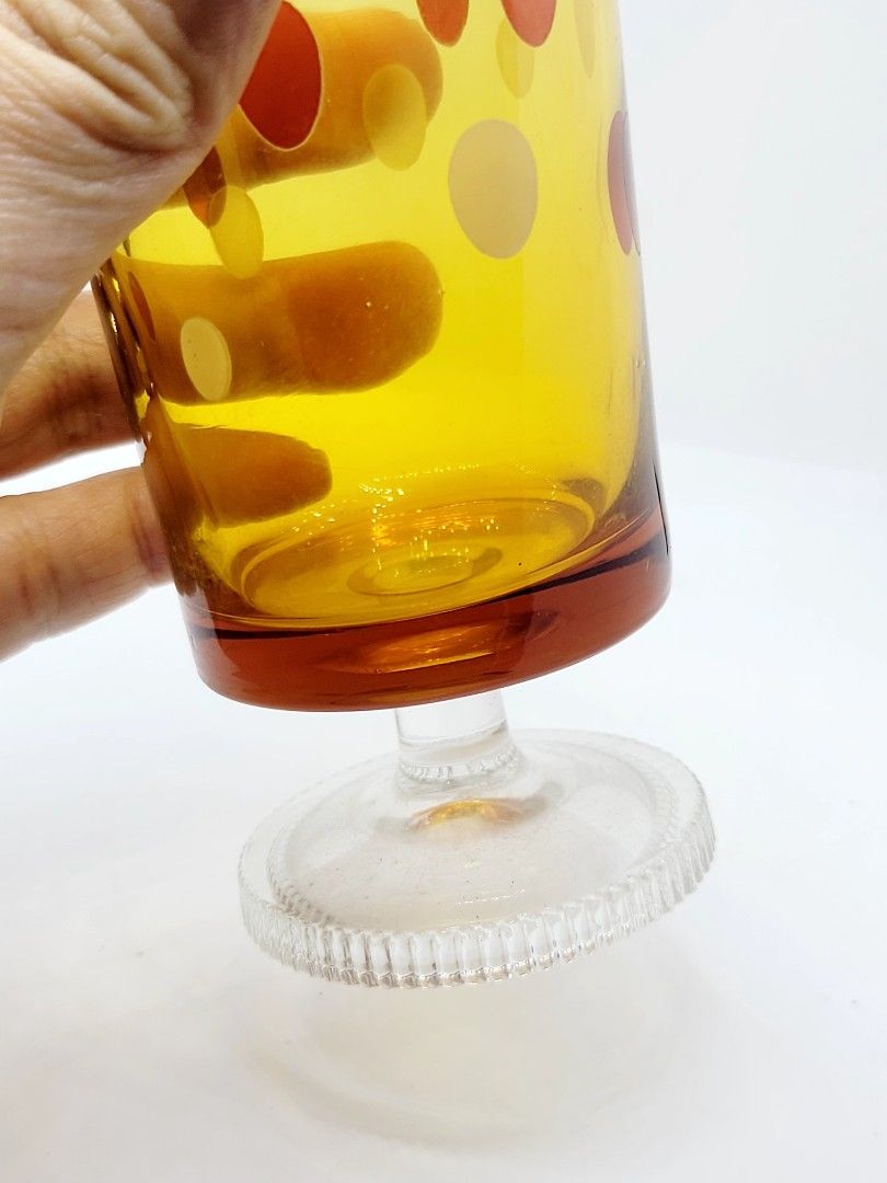 Vintage Aderia parfait footed glass, Hobbies & Toys, Memorabilia & Collectibles, Vintage ...