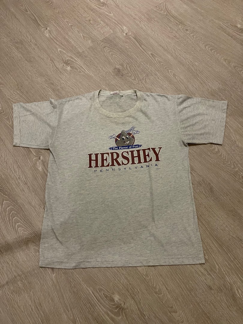 vintage hershey shirt, Men's Fashion, Tops & Sets, Tshirts & Polo Shirts on Carousell