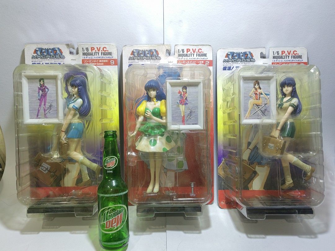 Vintage Macross Lynn Minmay 1/6 Doll ARII Stage PVC Figure 15th ...