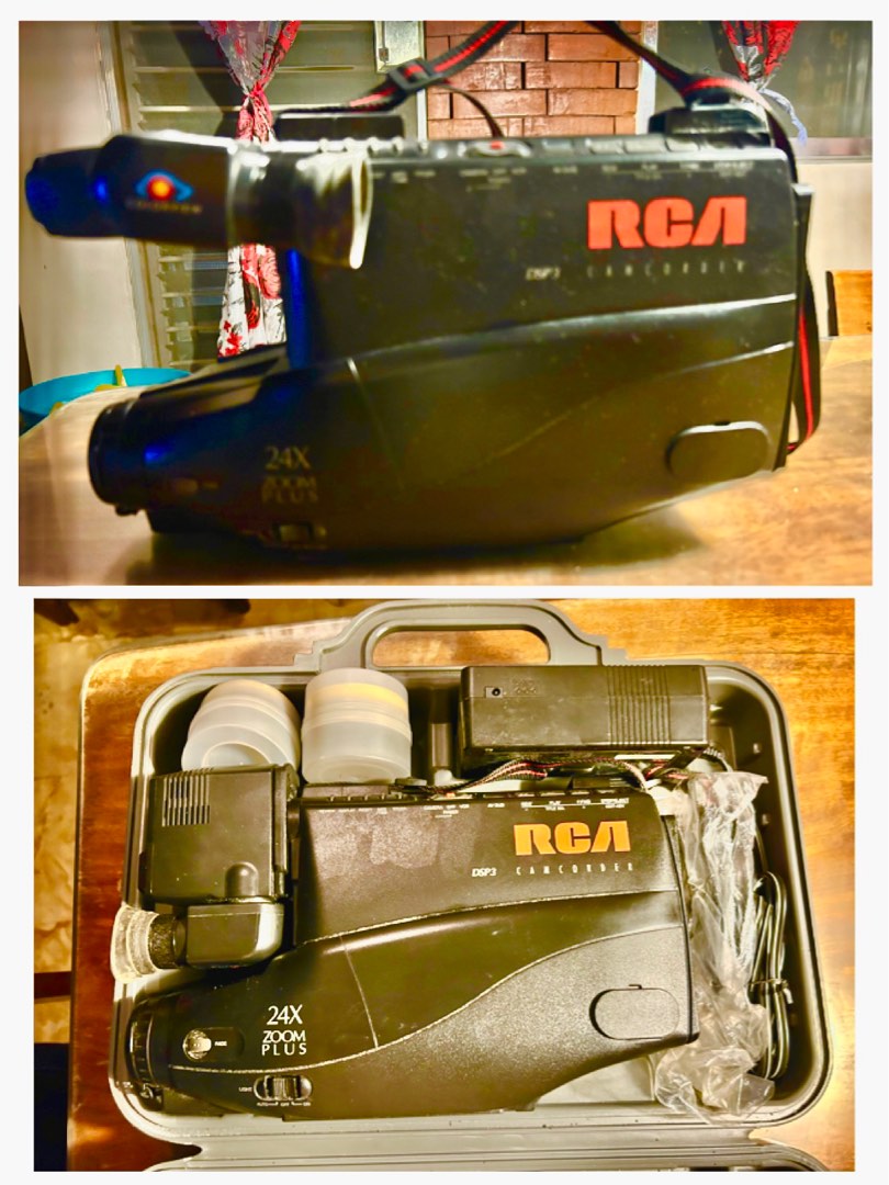 Vintage RCA DSP3 VHS Analog Camcorder Video Camera ORIGINAL For Parts ...