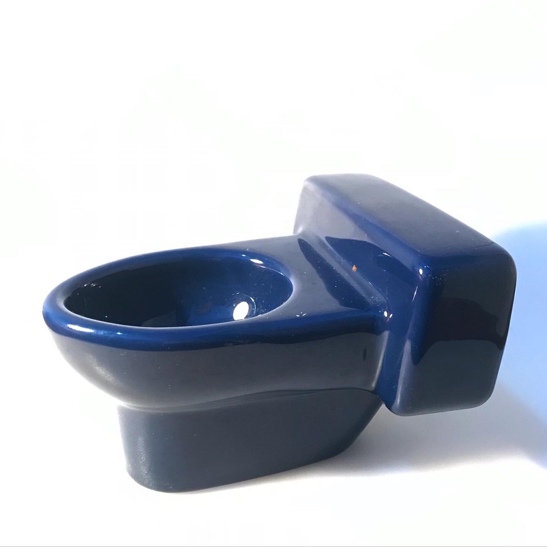 Vintage Toto Miniature Closet Ashtray/asbak Toilet @t2trainspotting In ...