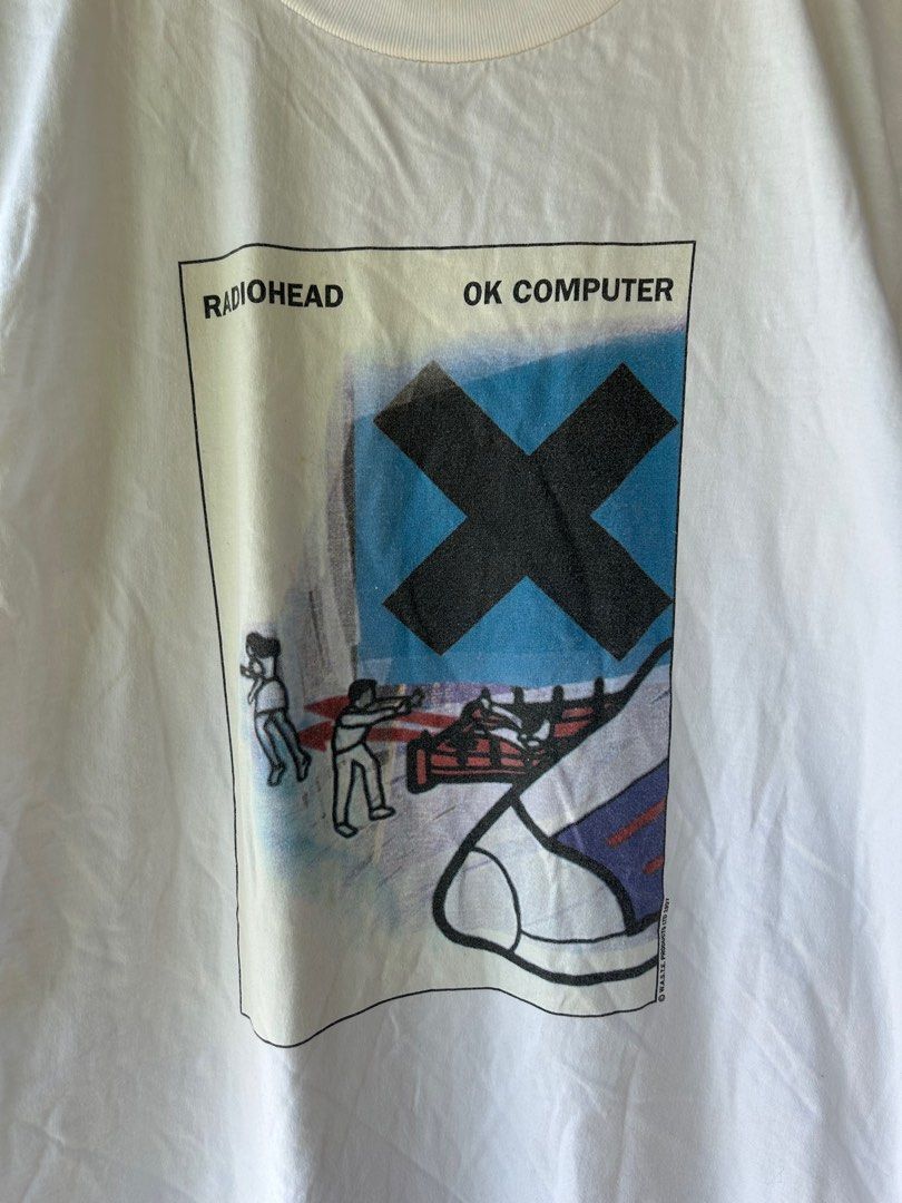 Vtg Radiohead Ok Computer, Men's Fashion, Tops & Sets, Tshirts & Polo ...