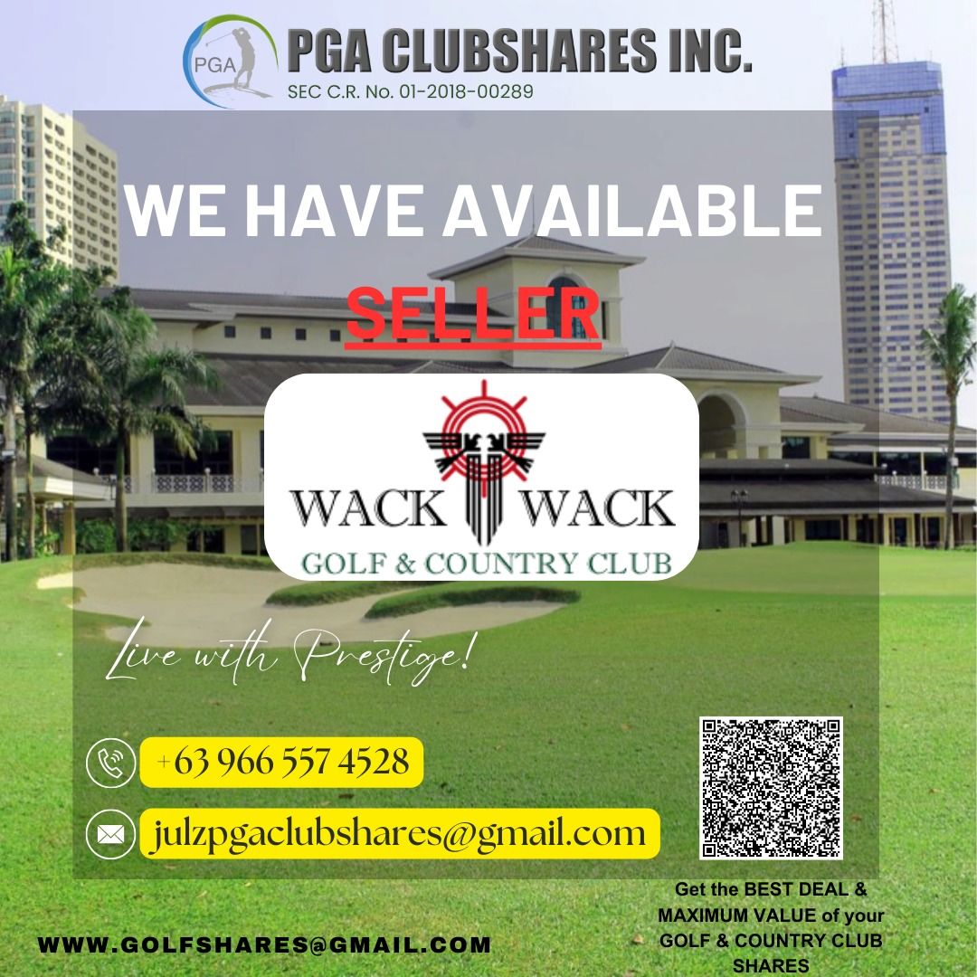 WACK WACK GOLF AND COUNTRY CLUB / MANILA POLO CLUB, Sports Equipment ...